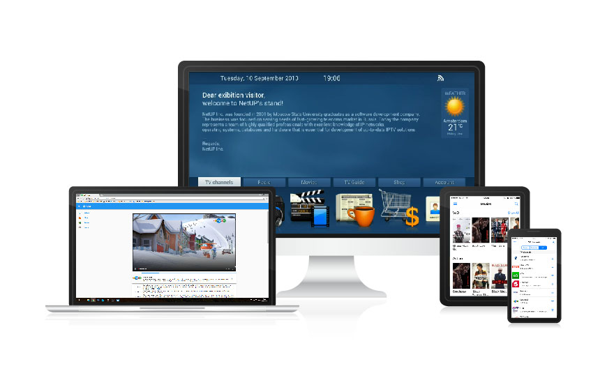 NetUP IPTV/OTT Complex - решение для ТВ операторов